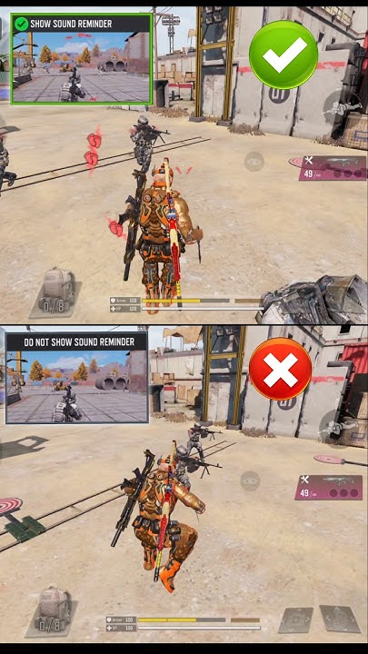 Sound Remainder Setting Tutorial in CODM BR 💯🔥Codmobile🤕CODM Pro Setting #shorts #codmbr #codm # ...