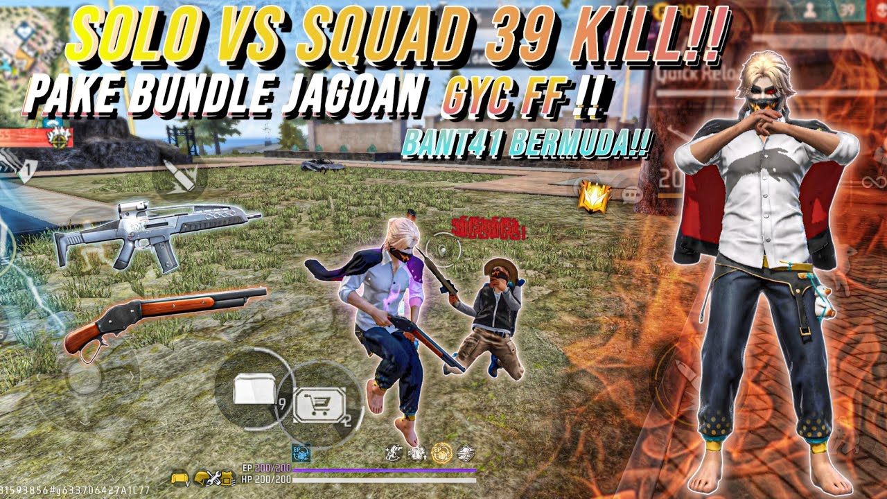 BANT41 BERMUDA PAKE BUNDLE JAGOAN GYC FF GILZZ SIH AUTO MAKIN SMANGAT ...