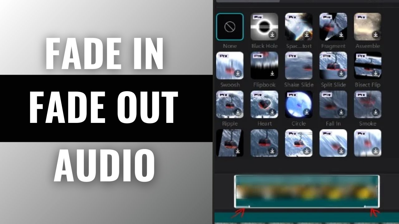 How to Fade in and Fade Out Audio in CapCut - YouTube