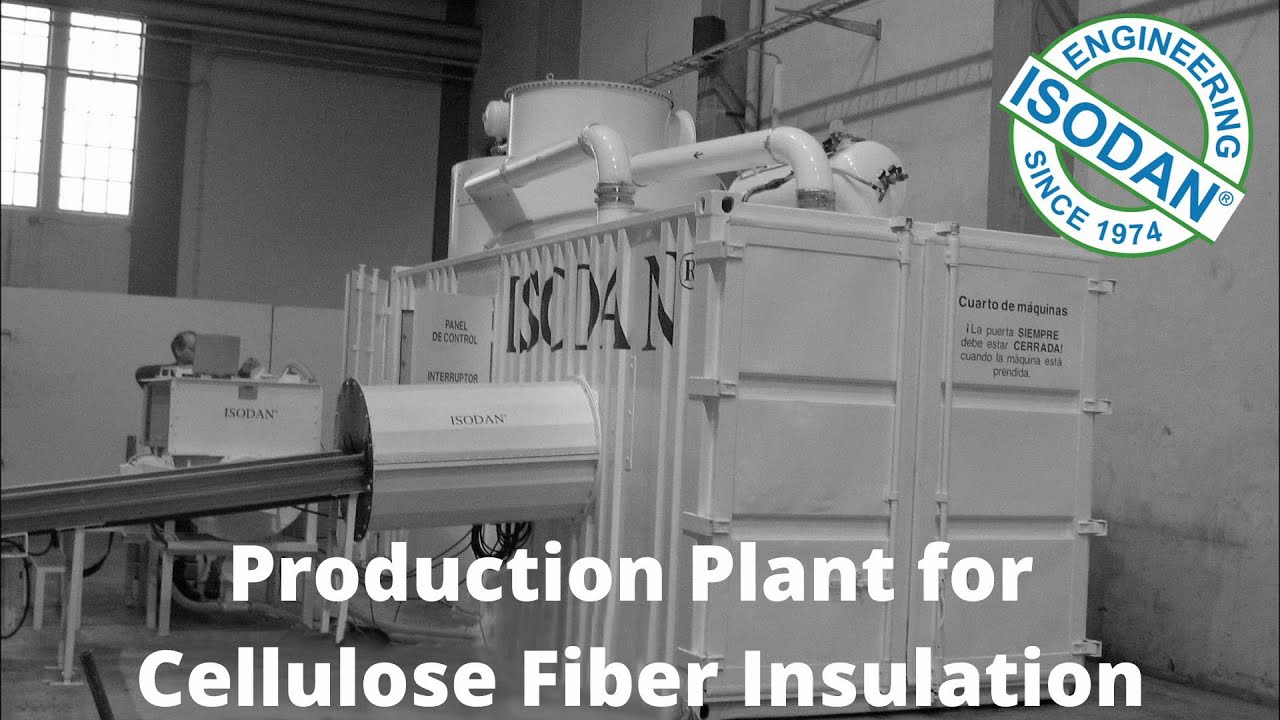 Production Plant for Cellulose Insulation Fiber - YouTube
