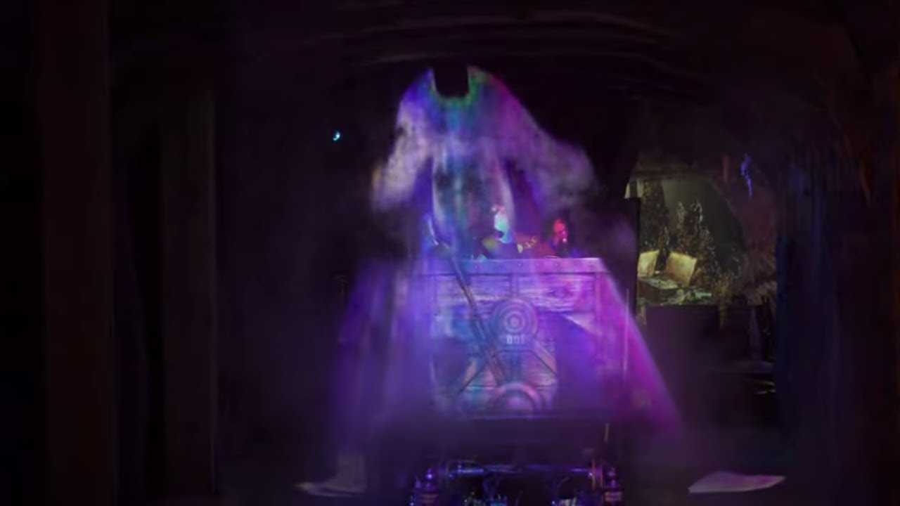 Face Pirate Captain Bouchard's Ghost in Cannery Row Caverns on Treasure ...