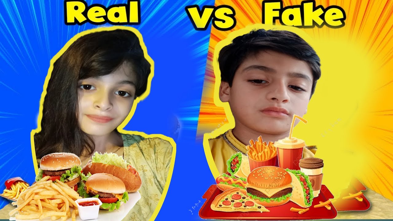 Real Vs Fake Junk Food Challenge || Junk Food Real Vs Fake - YouTube