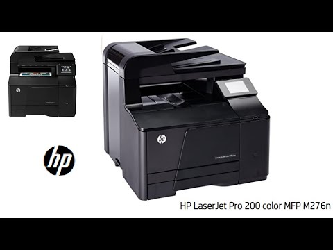 HP LaserJet 200 color MFP M276n - YouTube