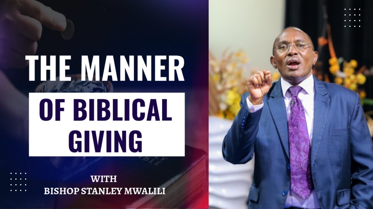THE MANNER OF GIVING PRT1 - YouTube