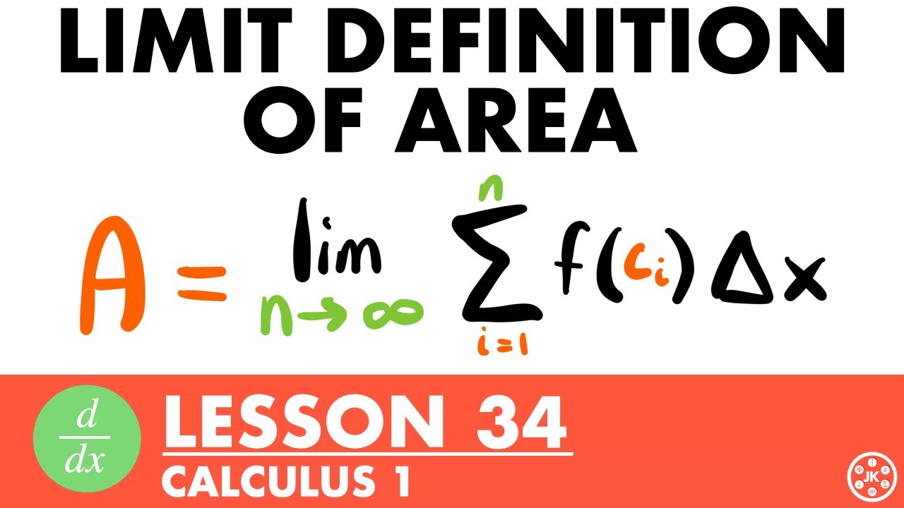 Limit Definition of Area | Calculus Lesson 34 - JK Math - YouTube