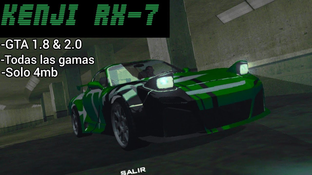 Kenji RX-7 [DFF & TXD] Gta Sa Android - JoacoTutos - YouTube