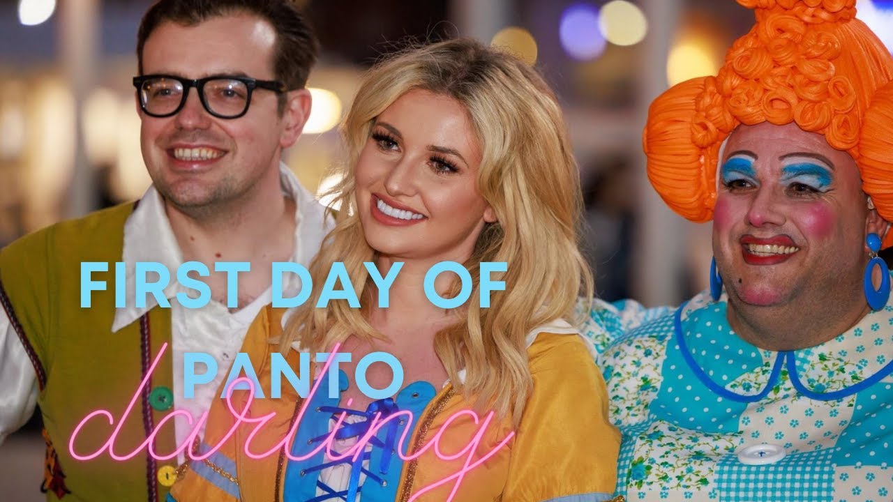 FIRST DAY OF PANTO! SCARY! | AMY HART | REHEARSAL FOOTAGE - YouTube