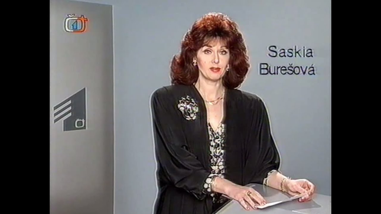 Saskia Burešová - 7.január 1994 (ČT1) - YouTube