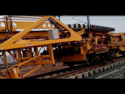 NTC Machine Track laying at EDFC Project Working at site #safety #track ...