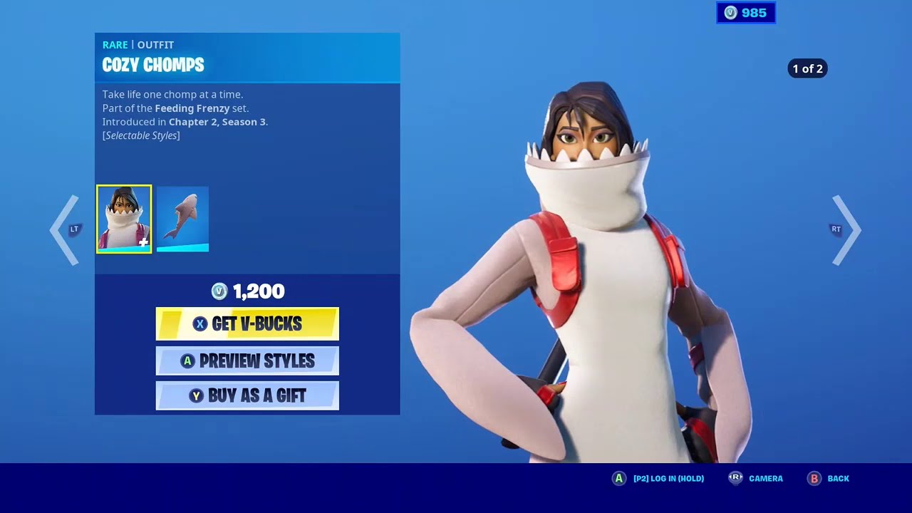 COZY CHOMPS & COMFY CHOMPS ARE BACK !!! Fortnite Item Shop August 9 ...