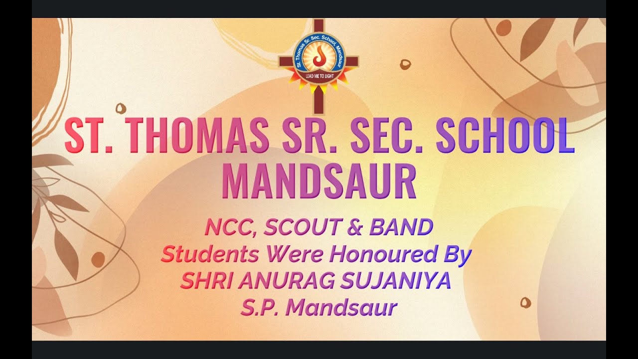 Honouring - NCC, SCOUT & BAND Students - YouTube