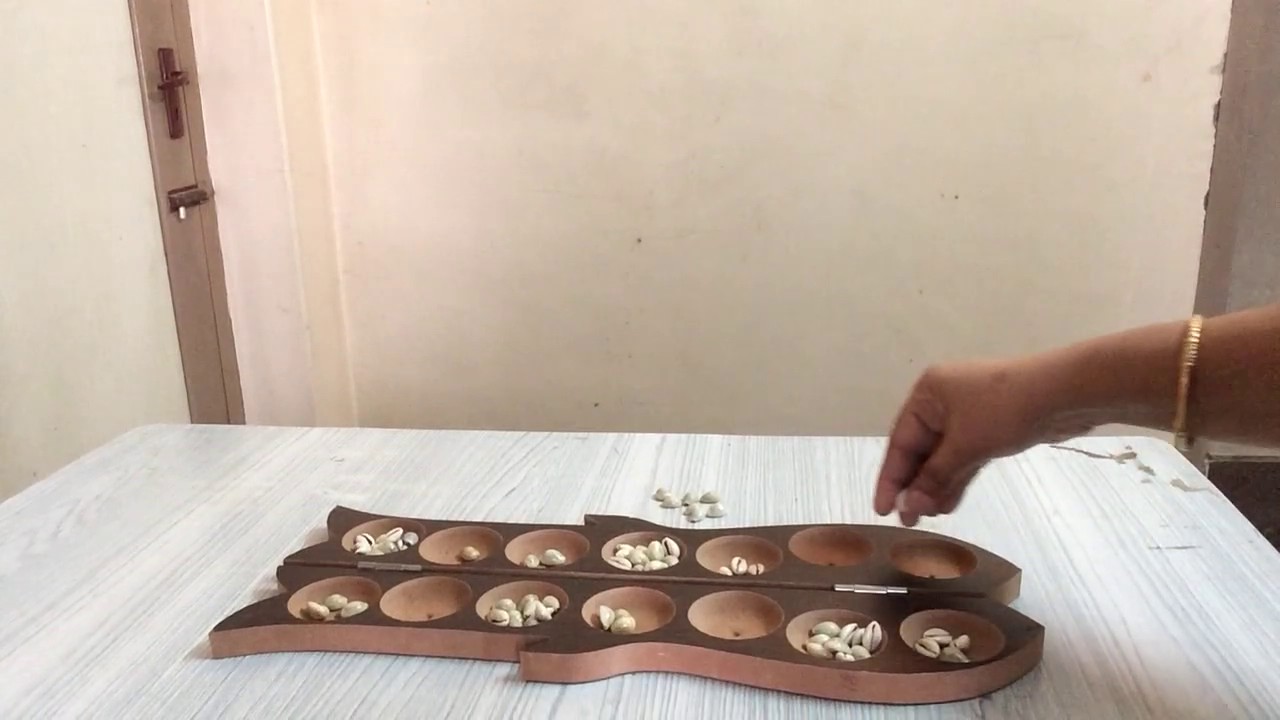 Pallankuli Board Game - YouTube