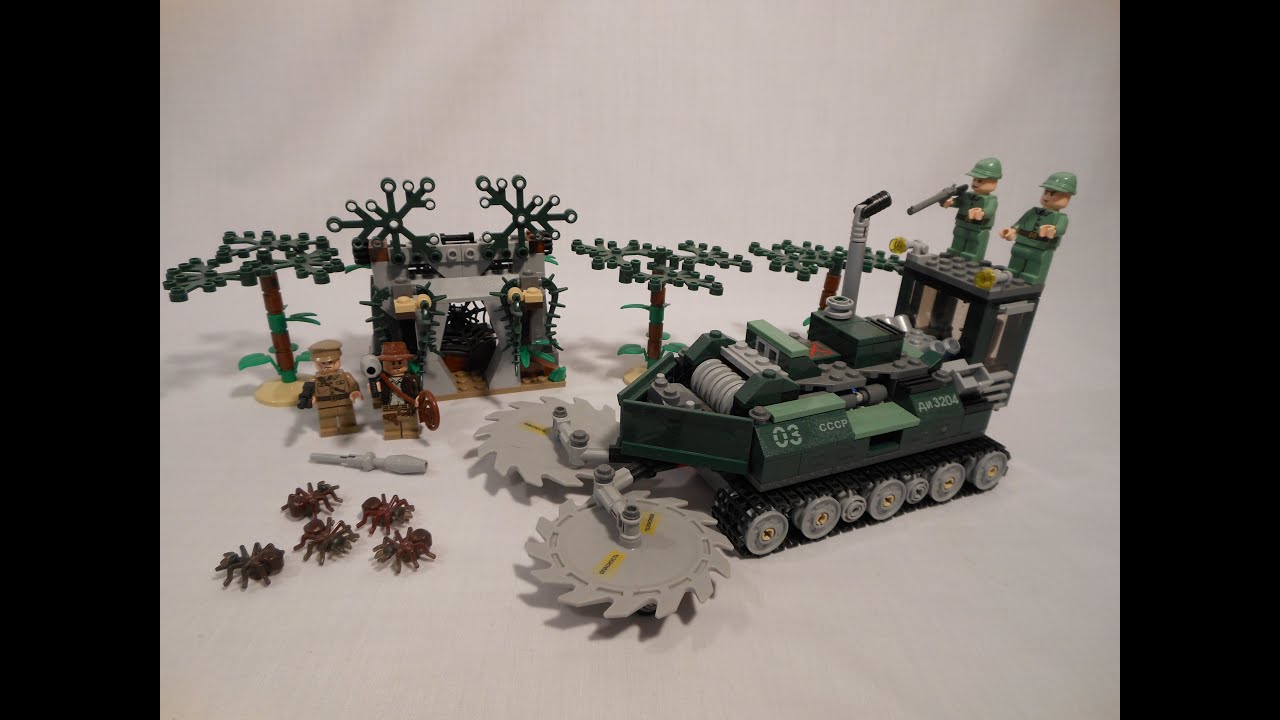 Indiana Jones Jungle Cutter LEGO Set 7626 - YouTube