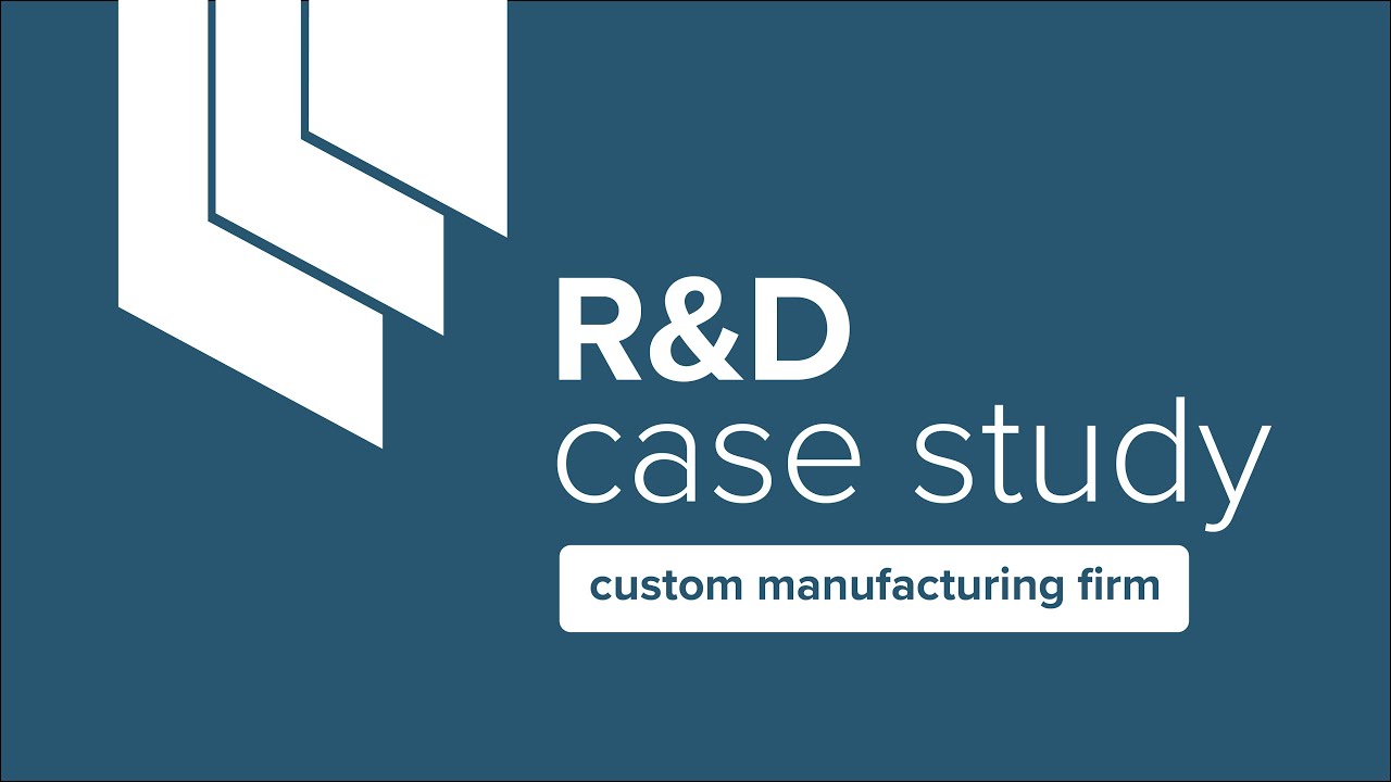 Custom Manufacturing Firm R&D Case Study - YouTube