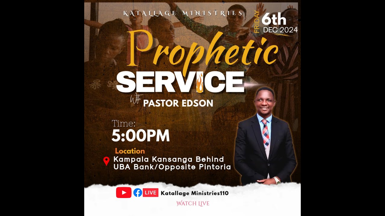 Prophetic Service with Pastor Edson| 8th Dec 2024 - YouTube