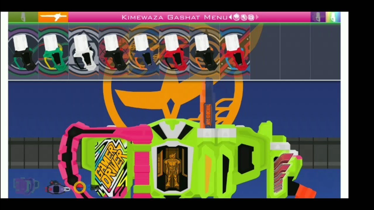 Kamen rider ex aid flash belt 1.032 all rider heisei [henshin] - YouTube