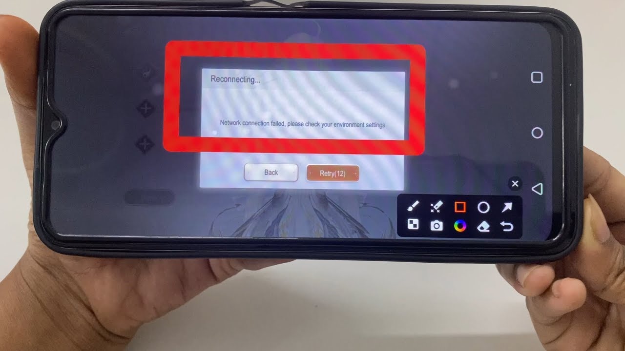 Fix Reconnecting... Network connection failed please check your ...