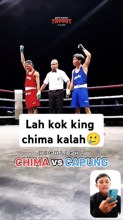 kk chima vs capung 🔥 #boxing #reaction #hssports - YouTube