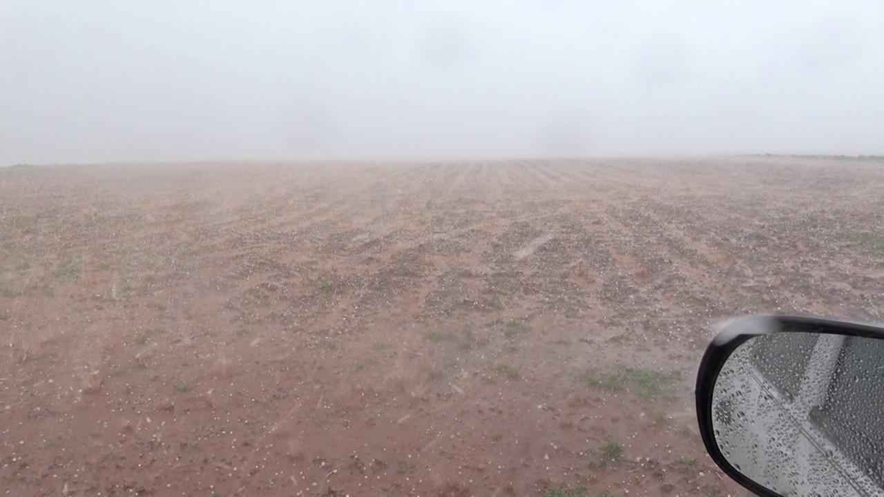 Hail core near Athens, Alabama - YouTube