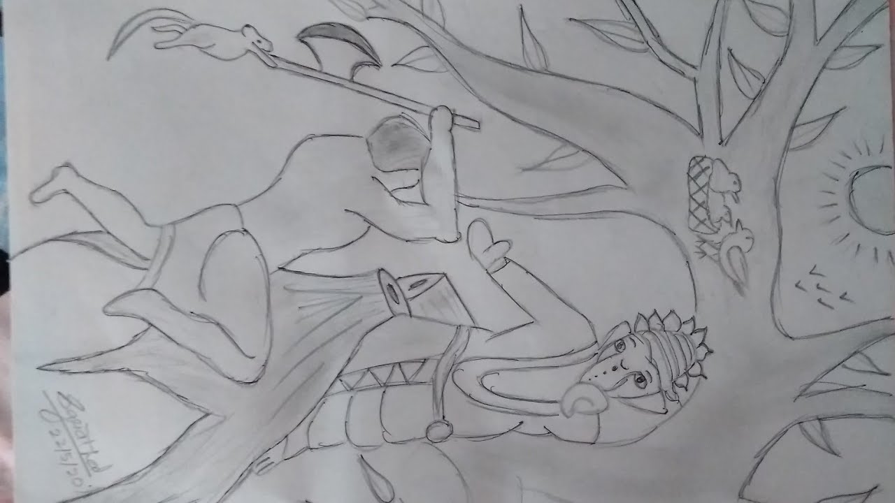 World biodiversity day drawing, sketch. Save nature - YouTube