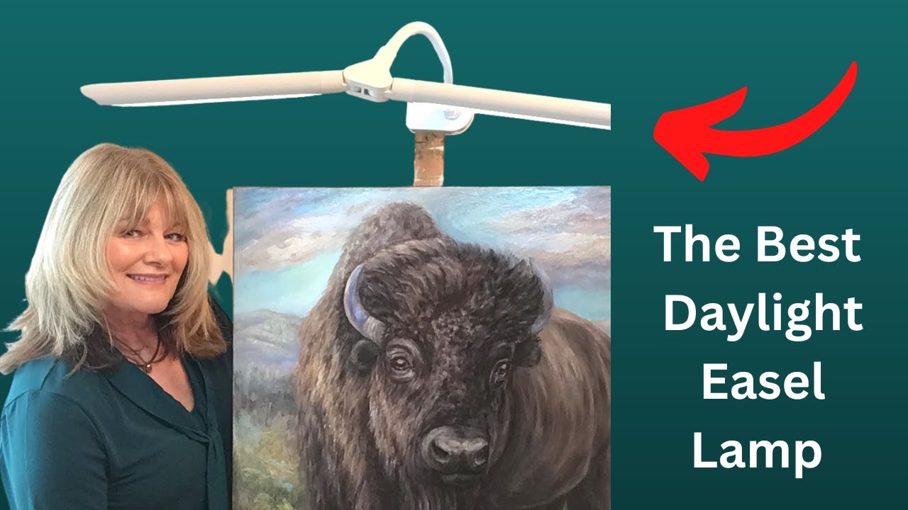 Daylight Easel Lamp~Best Light For Painting! - YouTube
