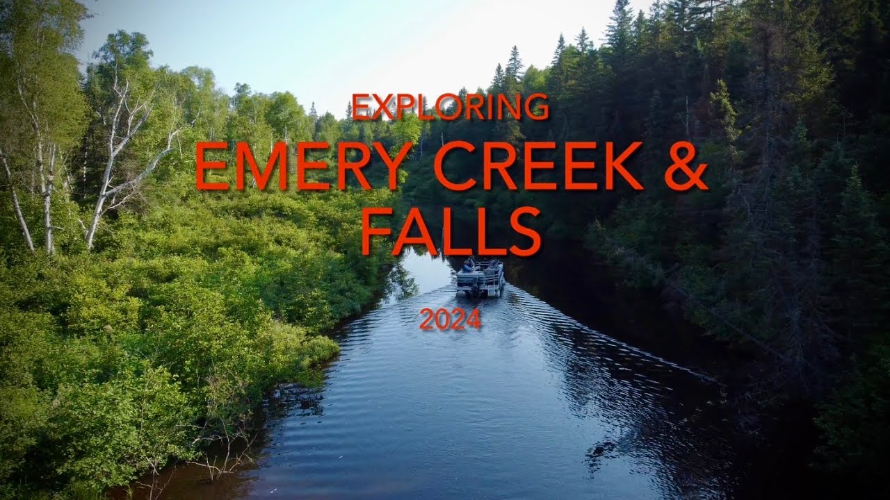 Emery Creek & Water Falls on Wanapitei River 2024 - YouTube