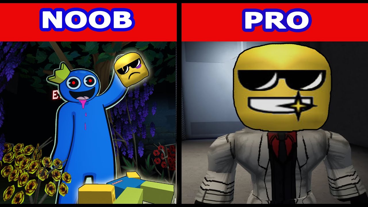 NOOB vs PRO Rainbow Friends ROBLOX - YouTube