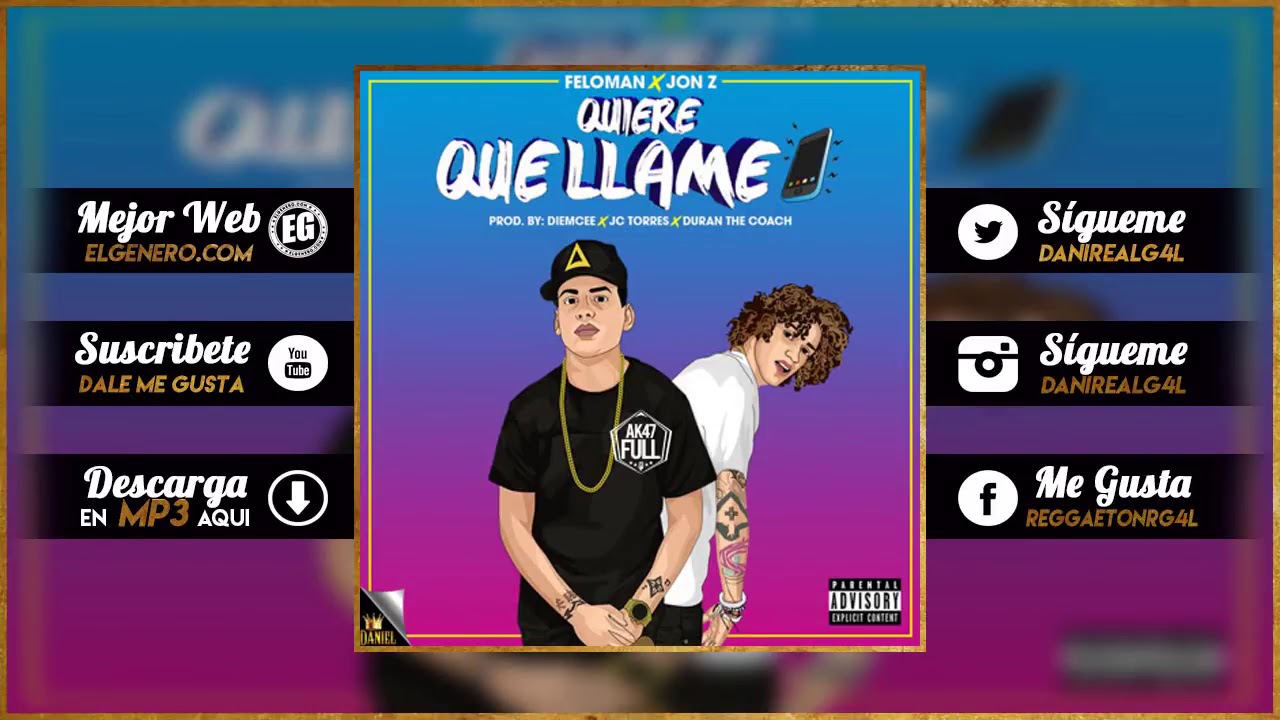 Quiere que llame 🔥 Feloman Jon z - YouTube