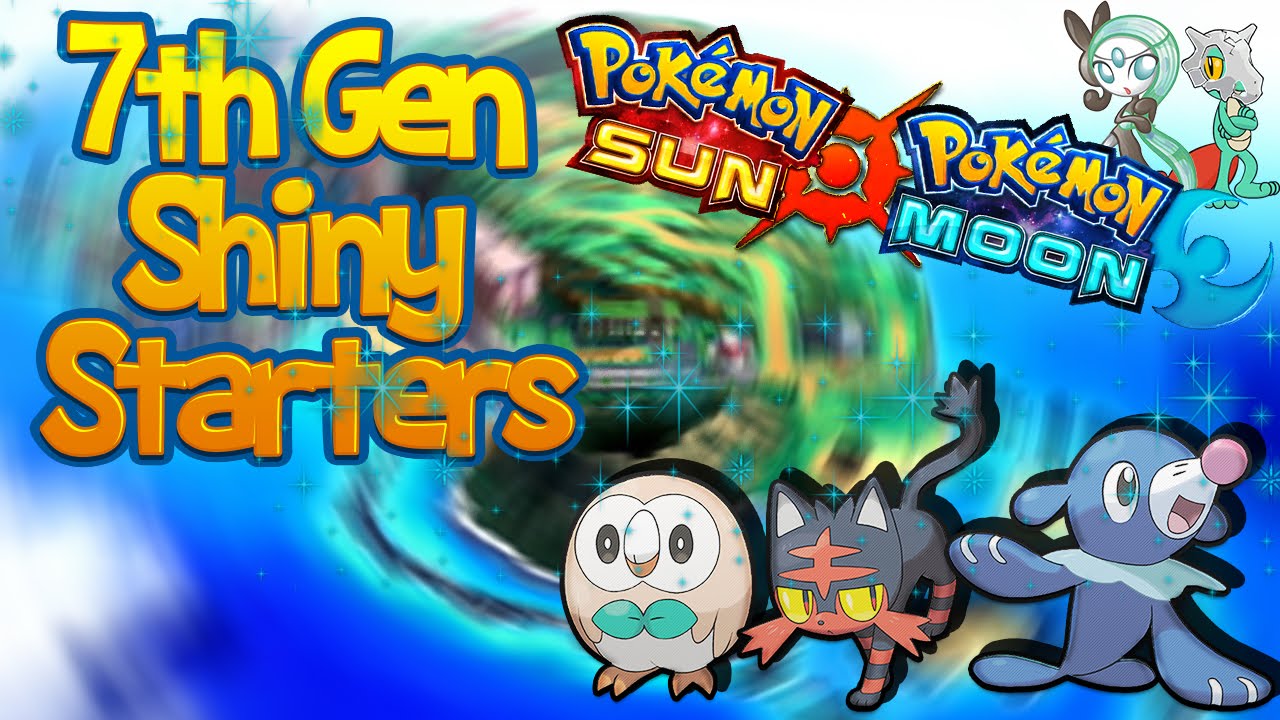 Pokémon Sun and Moon Shiny Starters! [Ft. TheGamerTrials] - YouTube