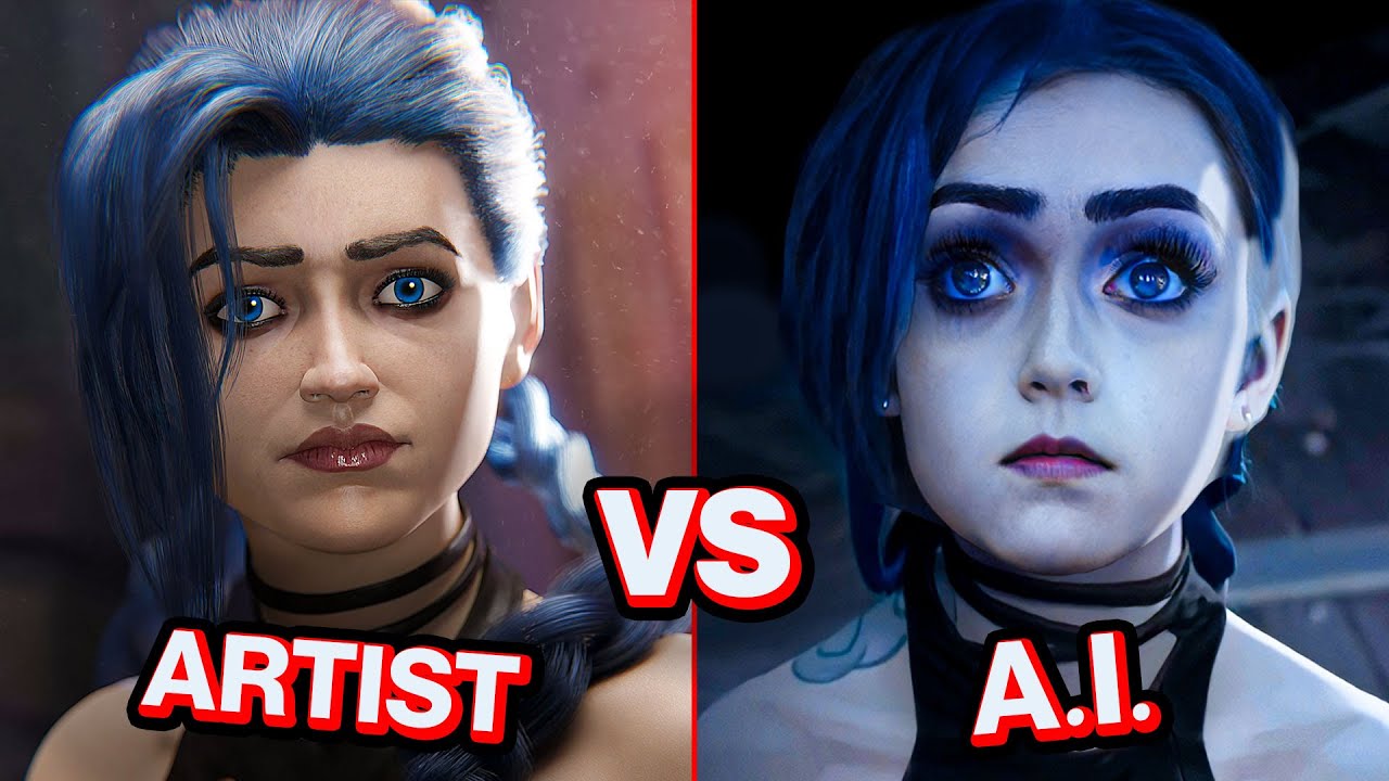 Blender Artist vs A.I.: Realistic Arcane Characters - YouTube