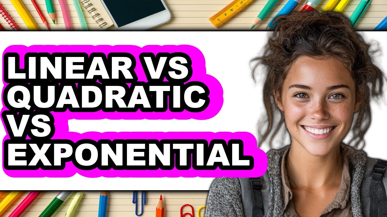 Linear vs Quadratic vs Exponential - 2025 Comparison - YouTube