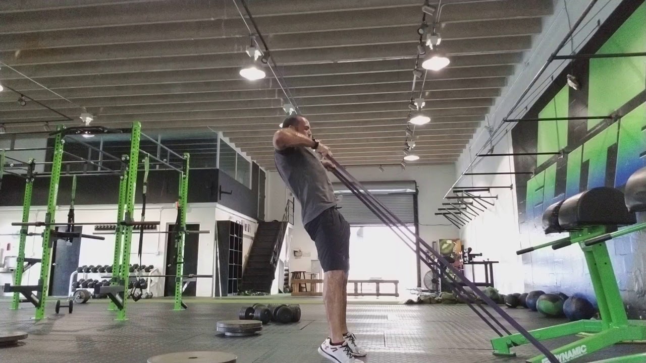 Strength Band Clean Pull/Power Pull Tutorial - YouTube