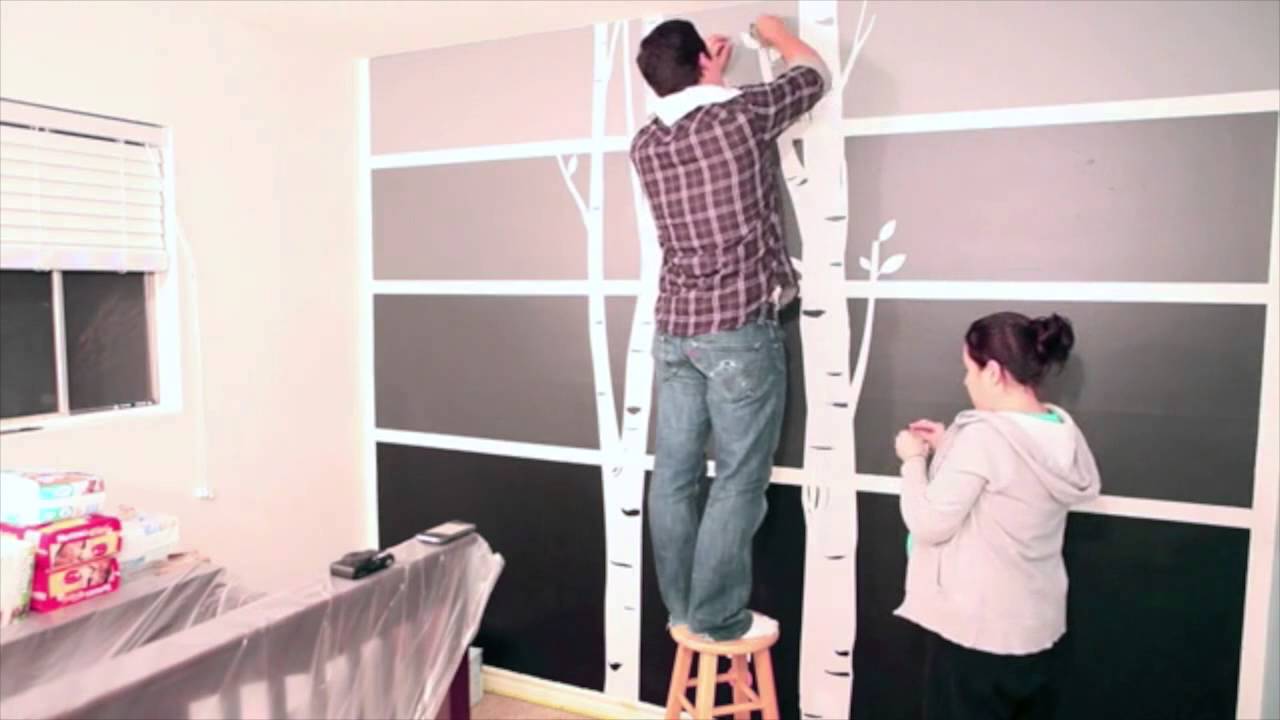 Easy Wall Decal Installation - YouTube