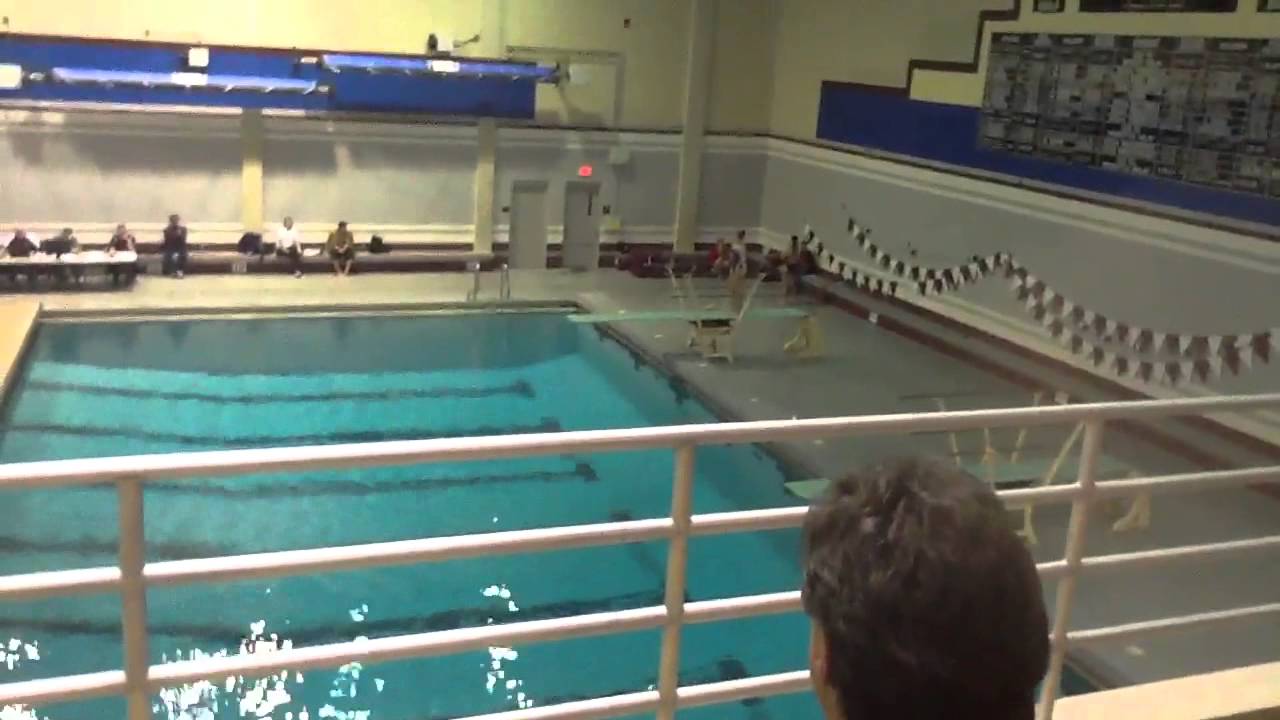 1 Meter Springboard Front Double fail. - YouTube