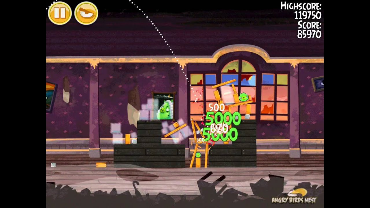 Angry Birds Seasons Haunted Hogs 2-7 Walkthrough 3-Star - YouTube