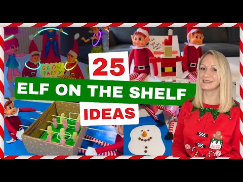 ELF ON A SHELF IDEAS 2024 ⭐🌲 TOP 25 FUNNY THINGS OUR ELVES DID  😃