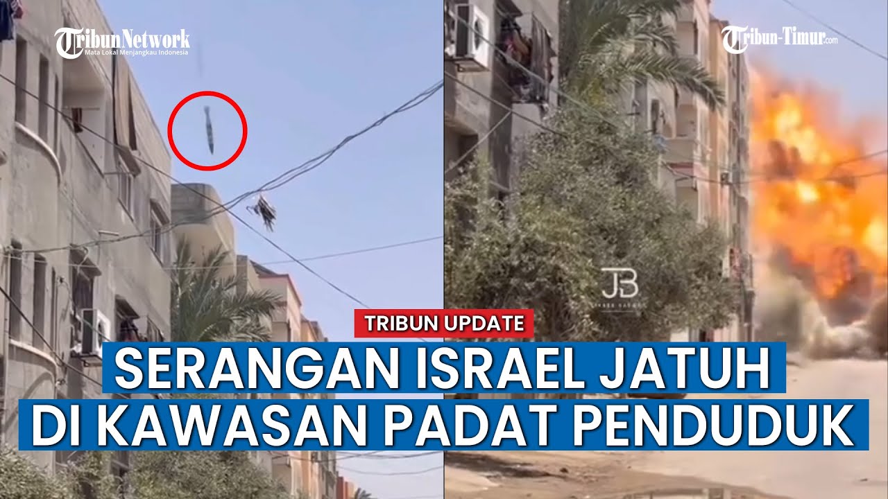 Kejam! Israel Kembali Bombardir Kawasan Padat Penduduk di Palestina ...