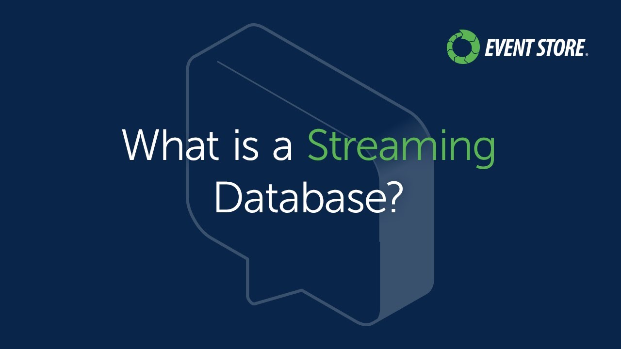 What is a Streaming Database? - YouTube