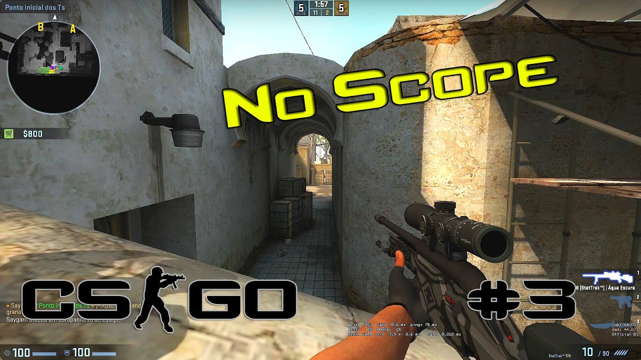 CS:GO - Epic Scout Shot (No Scope #3) - YouTube