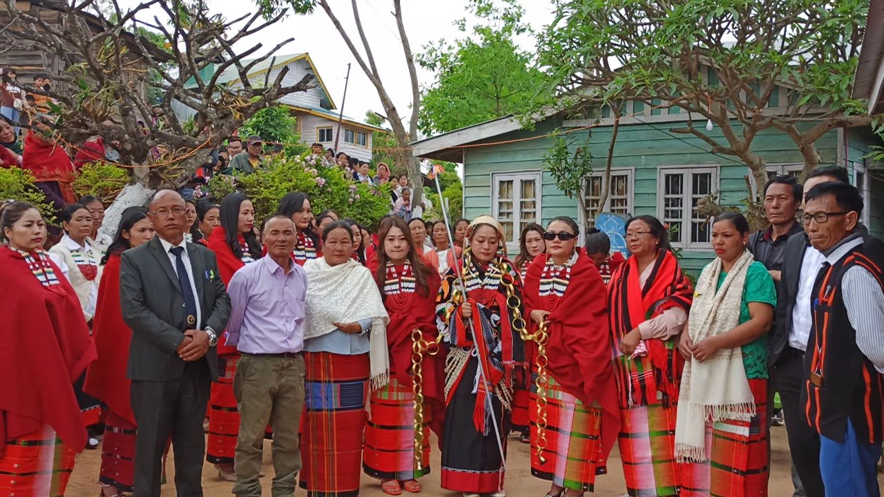 Tangkhul Traditional Bride Send Off & Reception Ceremony - YouTube