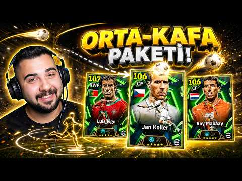 107 Figo, Koller ve Makaay! Top Açılımı + Deneme! Orta-Kafa Paketi! 🎯 eFootball Mobile 2026