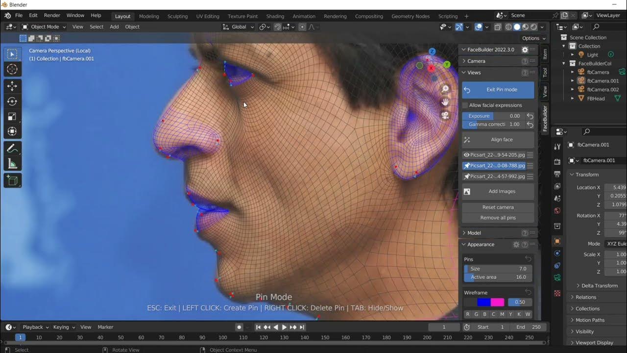 How to make real Head in Blender Tutorials with Easy Steps Shah Rukh Khan SRK - YouTube