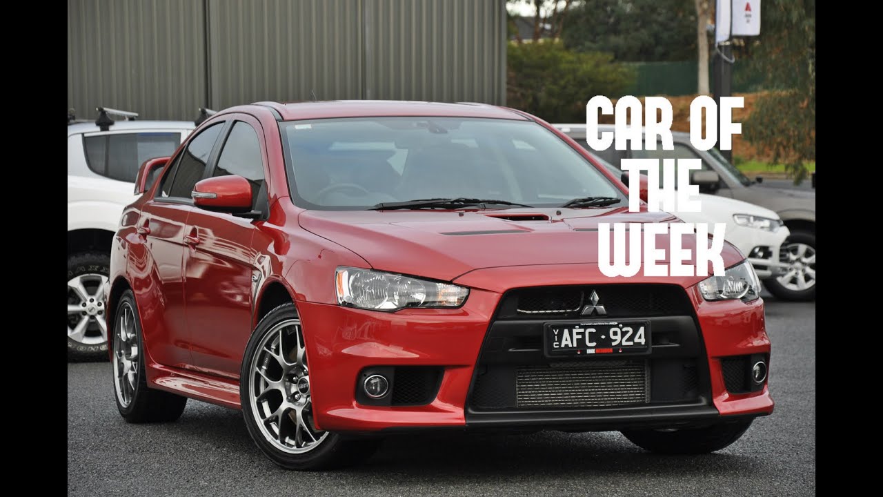 2015 Mitsubishi Lancer CJ Evolution X Sedan Car of the Week - YouTube