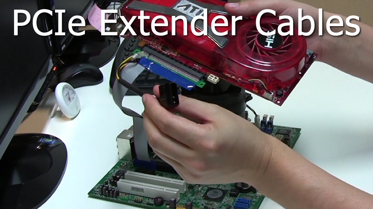 PCIe Extender Cables For GPU Cryptocoin Mining - YouTube
