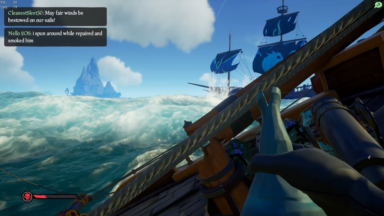 Funny board Brig V Brig (breath botle & horn steal) | Sea of Thieves ...