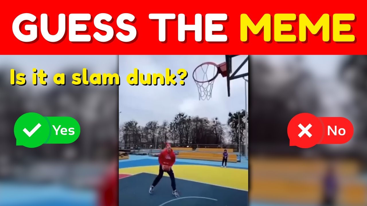Quiz Meme 🤣 - Is it a slam dunk? 🤯 - YouTube