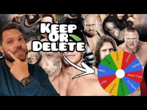 50 Random WWE wrestlers, keep 25 and delete 25. Based on being WWE ...