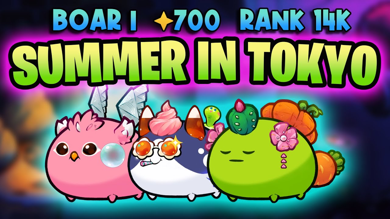SUMMER AXIE + JAPANESE AXIE IN ARENA | SEASON 0 | ORIGIN LEADERBOARDS ...