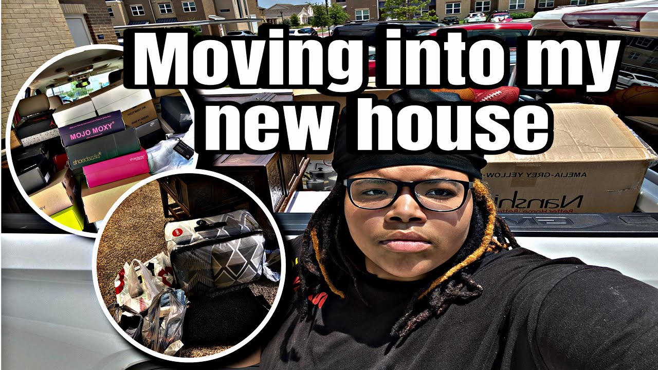 ITS MOVING DAY: move with me into my new house pt1📦🚚 - YouTube