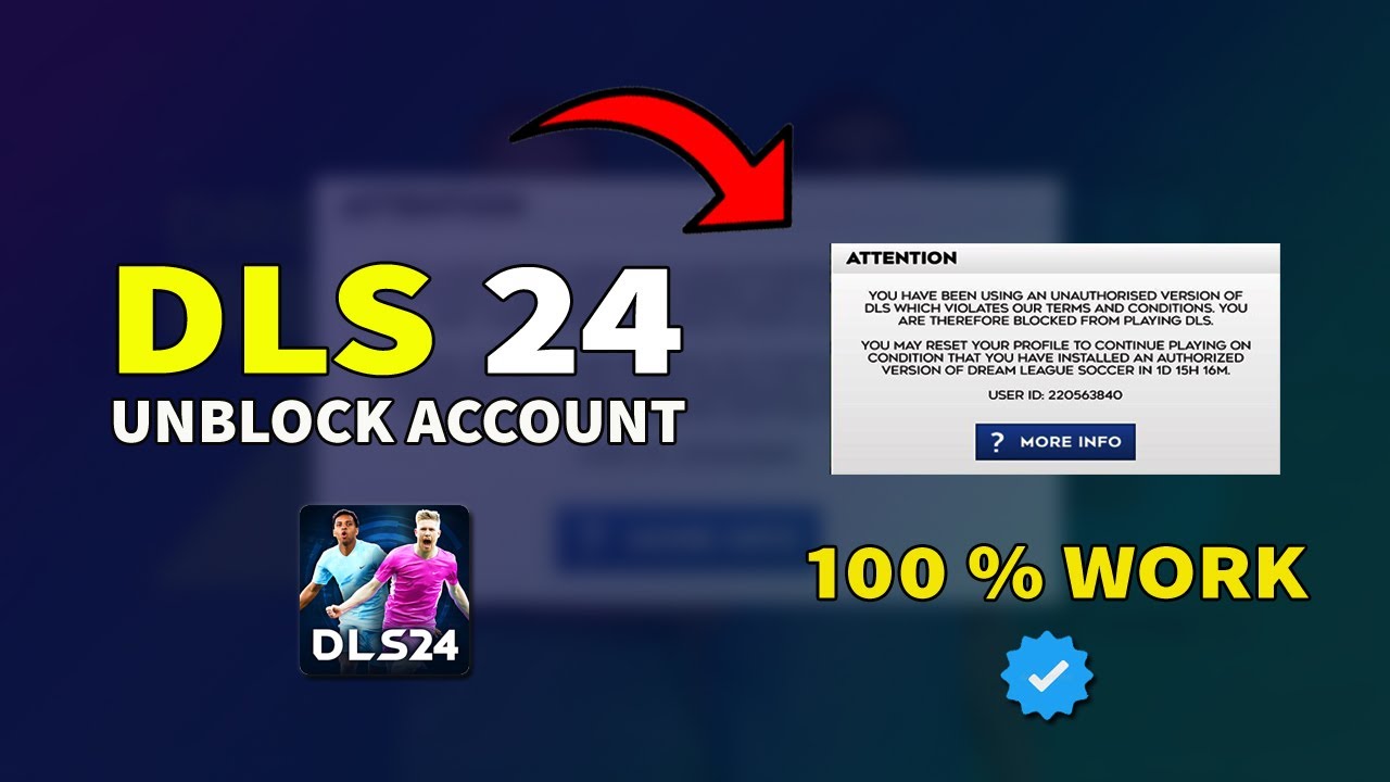 DLS 24 | How to UnBlock Dream League Soccer 24 | Unban DLS 24 Account ...